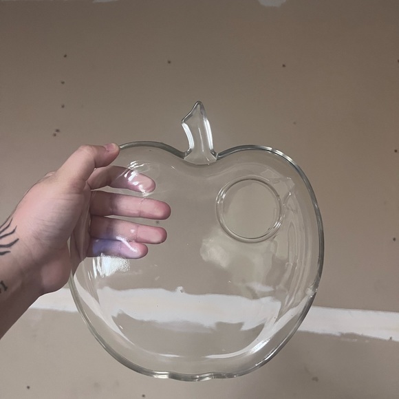 Source Unknown | Kitchen | Glass Apple Plates | Poshmark